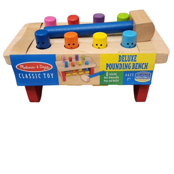 Melissa & Doug | Toys | Melissa Doug Deluxe Pounding Bench | Poshmark